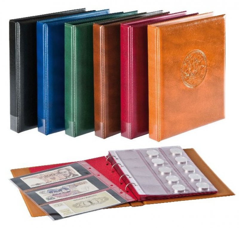 Half Penny Ringbinder bestückt Lindner 3107-